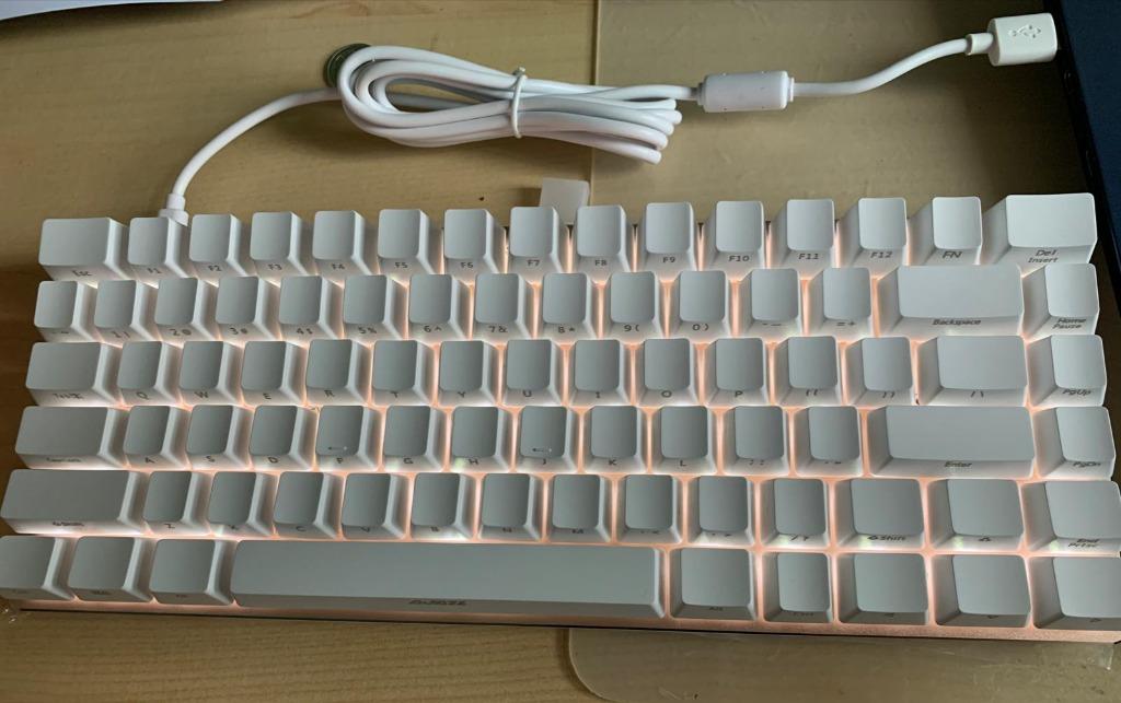 Rose Gold Mechanical Keyboard (red switches), Computers & Tech, Parts ...