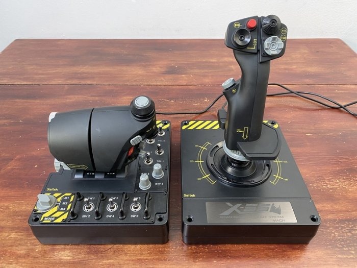 Saitek Pro Flight X-55 Rhino HOTAS Joystick, 電子遊戲, 遊戲機配件, 手掣 - Carousell