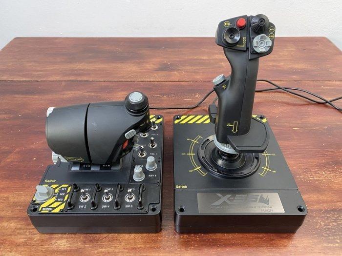 Saitek Pro Flight X-55 Rhino HOTAS Joystick, 遊戲機, 遊戲機器材 - Carousell