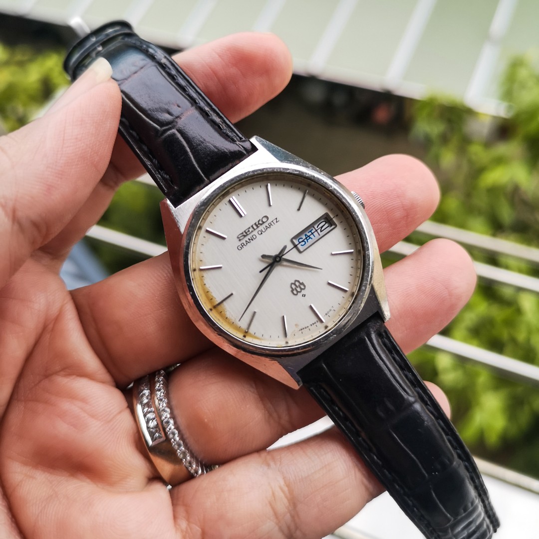 Seiko Grand Quartz CHEAP!, Men's Fashion, Watches & Accessories ...