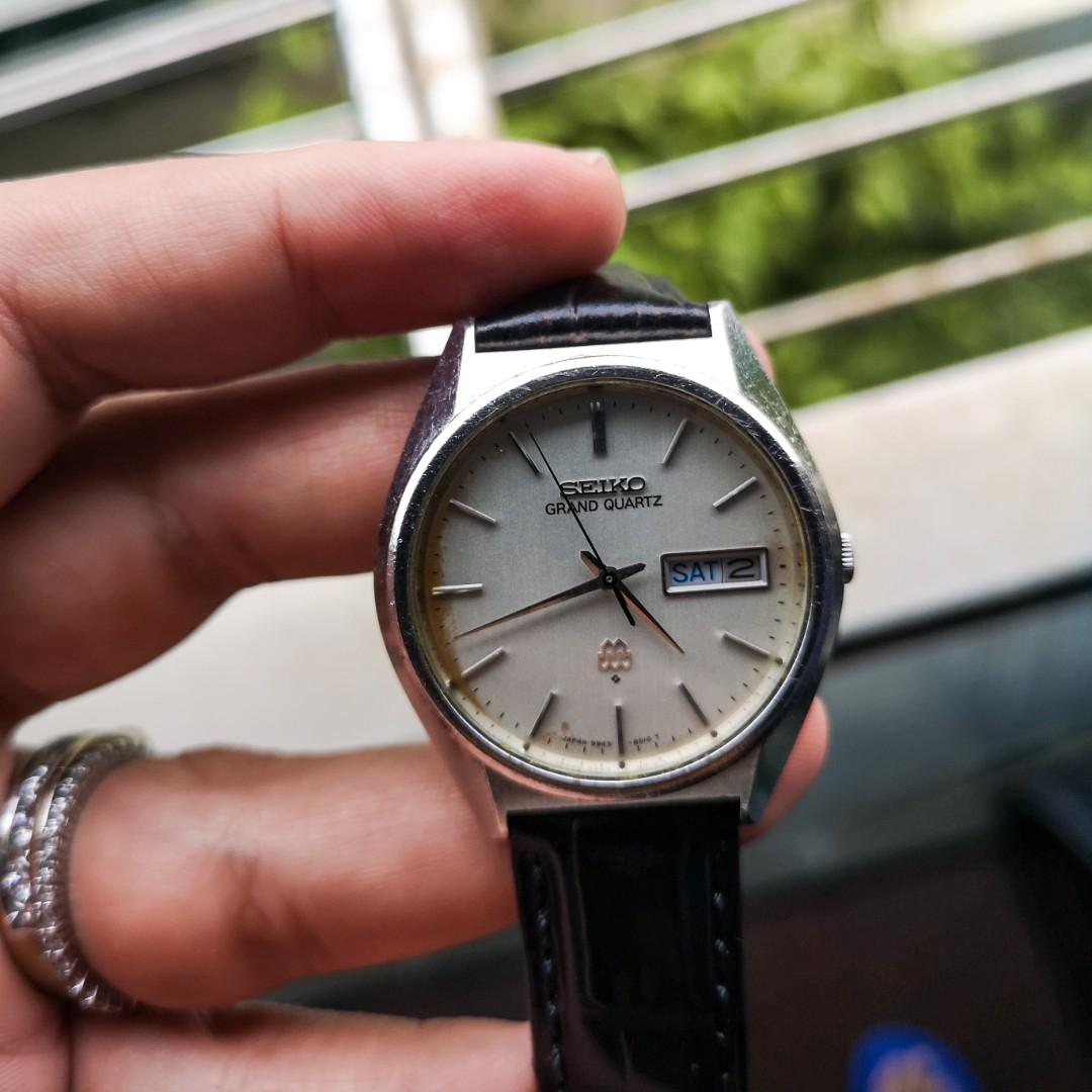 Seiko Grand Quartz CHEAP!, Men's Fashion, Watches & Accessories ...