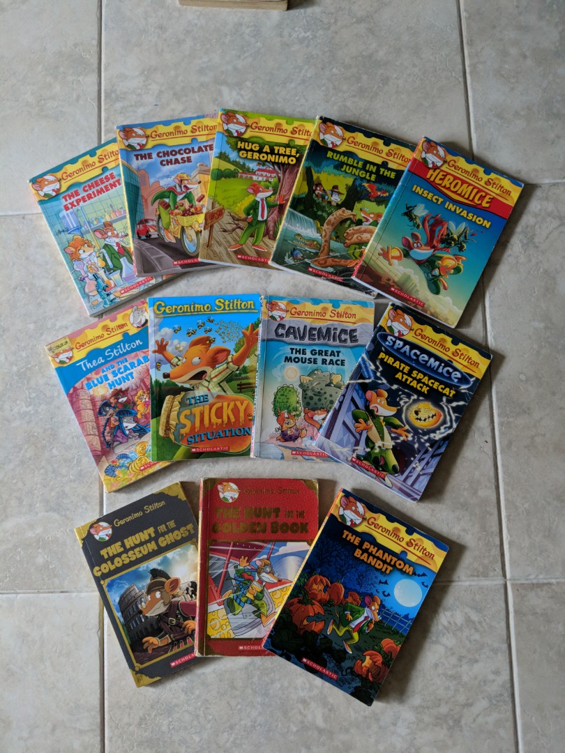 Set of 12 Geronimo Stilton, Hobbies & Toys, Books & Magazines, Children ...
