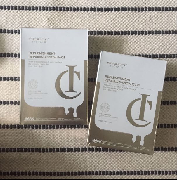 Sheet Mask by Invisible City - Original, Health & Nutrition, Face Masks ...