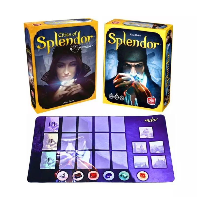 SPLENDOR + SPLENDOR EXPANSION + GEMS MAT, Hobbies & Toys, Toys & Games ...