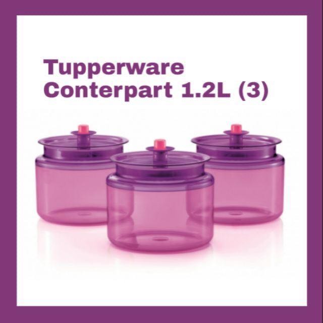 Tupperware counterpart 1.2L, Furniture & Home Living, Kitchenware ...