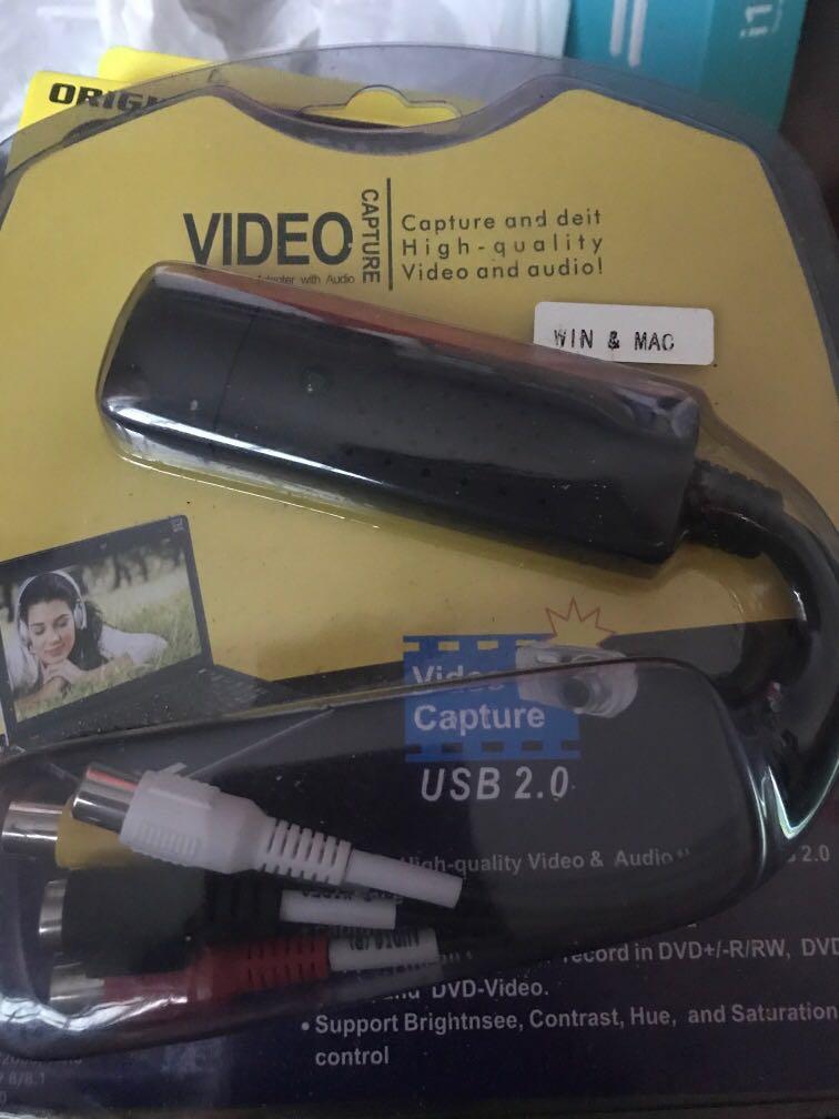VHS to Digital Converter USB 2.0 Video Converter Audio Capture Card VHS ...