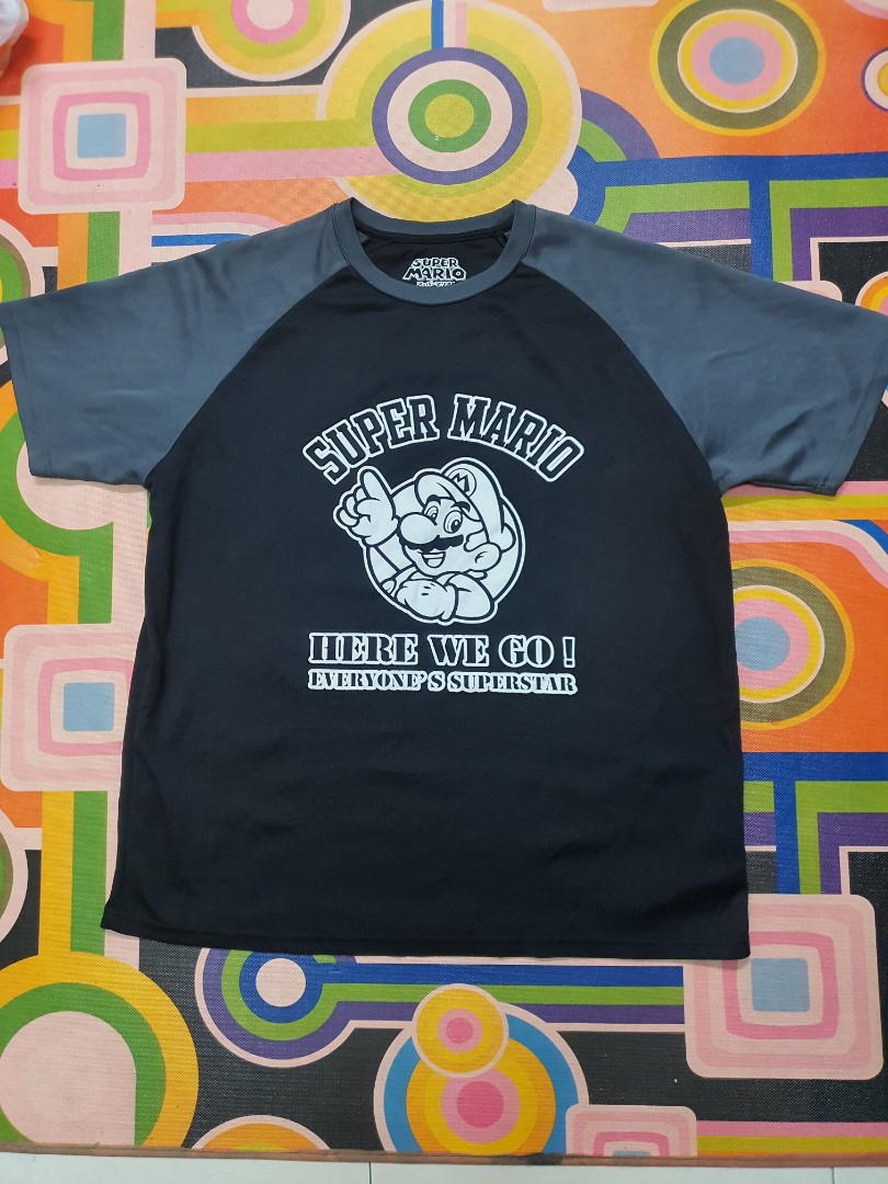Vintage mario shirt, Men's Fashion, Tops & Sets, Tshirts & Polo Shirts ...