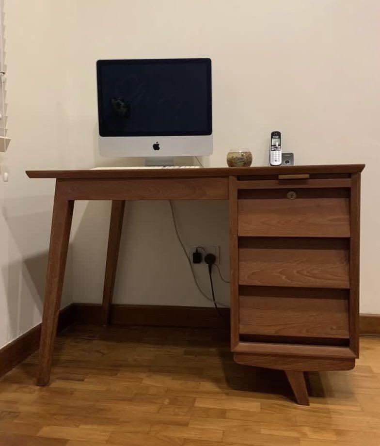 Vintage Study Table Rare Find Refurbished Nostalgic Old School Elegant ...