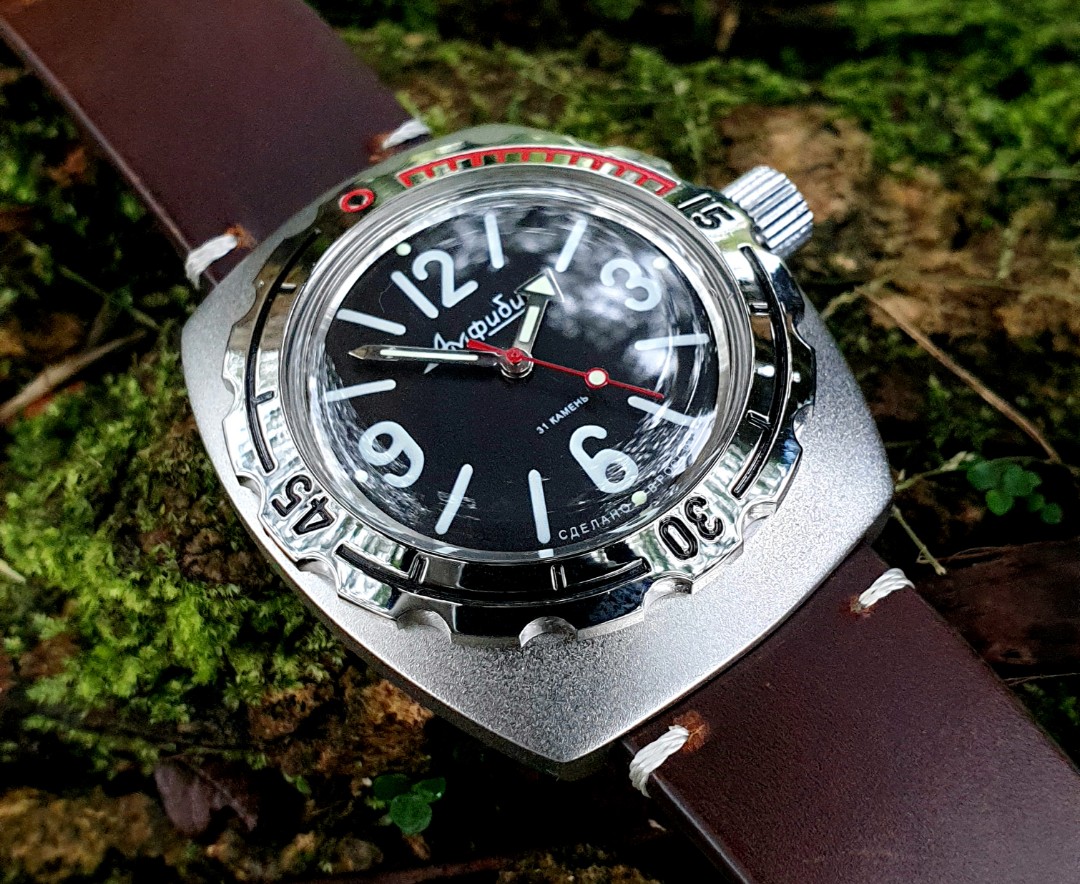 Vostok Amphibia Classic 1967 vintage style 090 Automatic dive watch 200 M WR., Mobile Phones ...