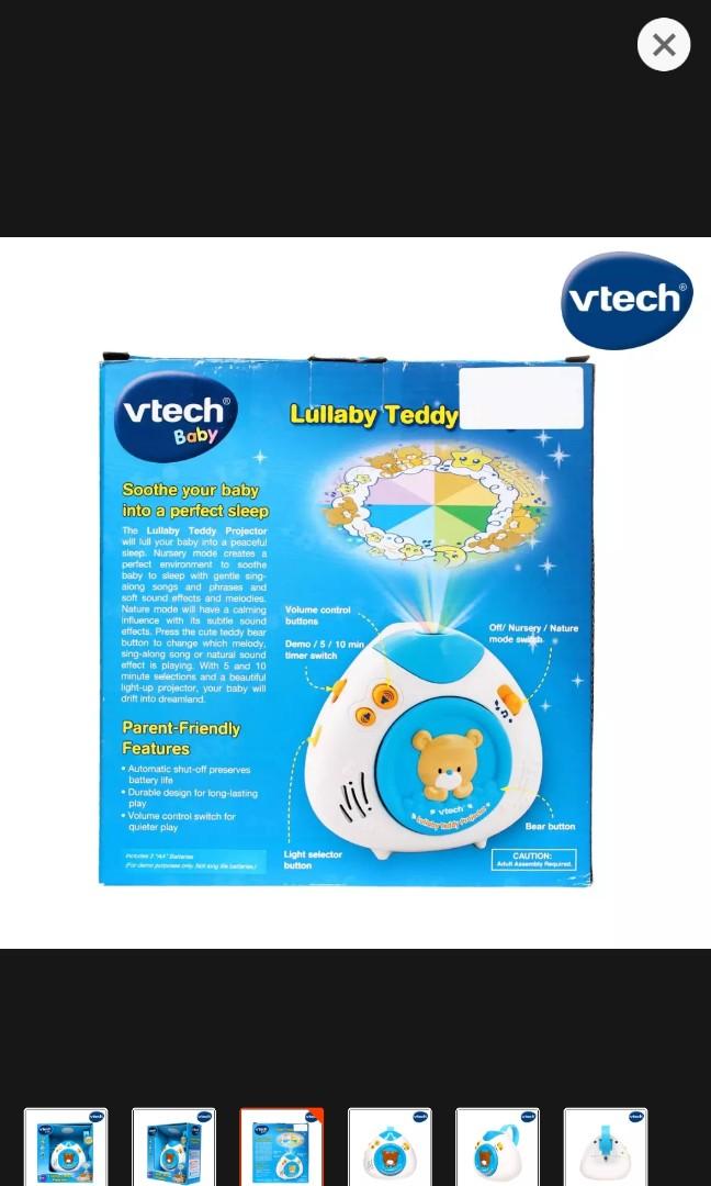 VTech Lullaby Teddy Bear Projector, Babies & Kids, Infant Playtime on ...