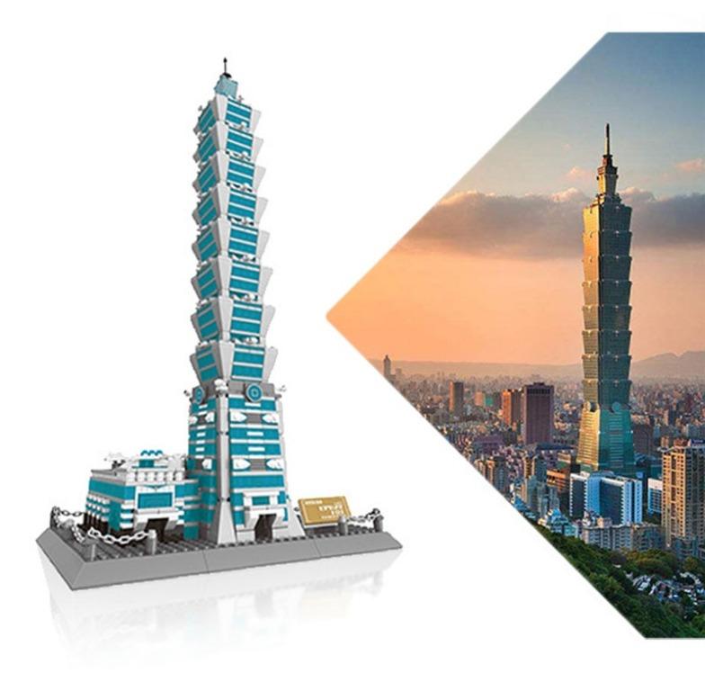 Wange Architecture The Taipei 101 of Taiwan Building City House Model ...