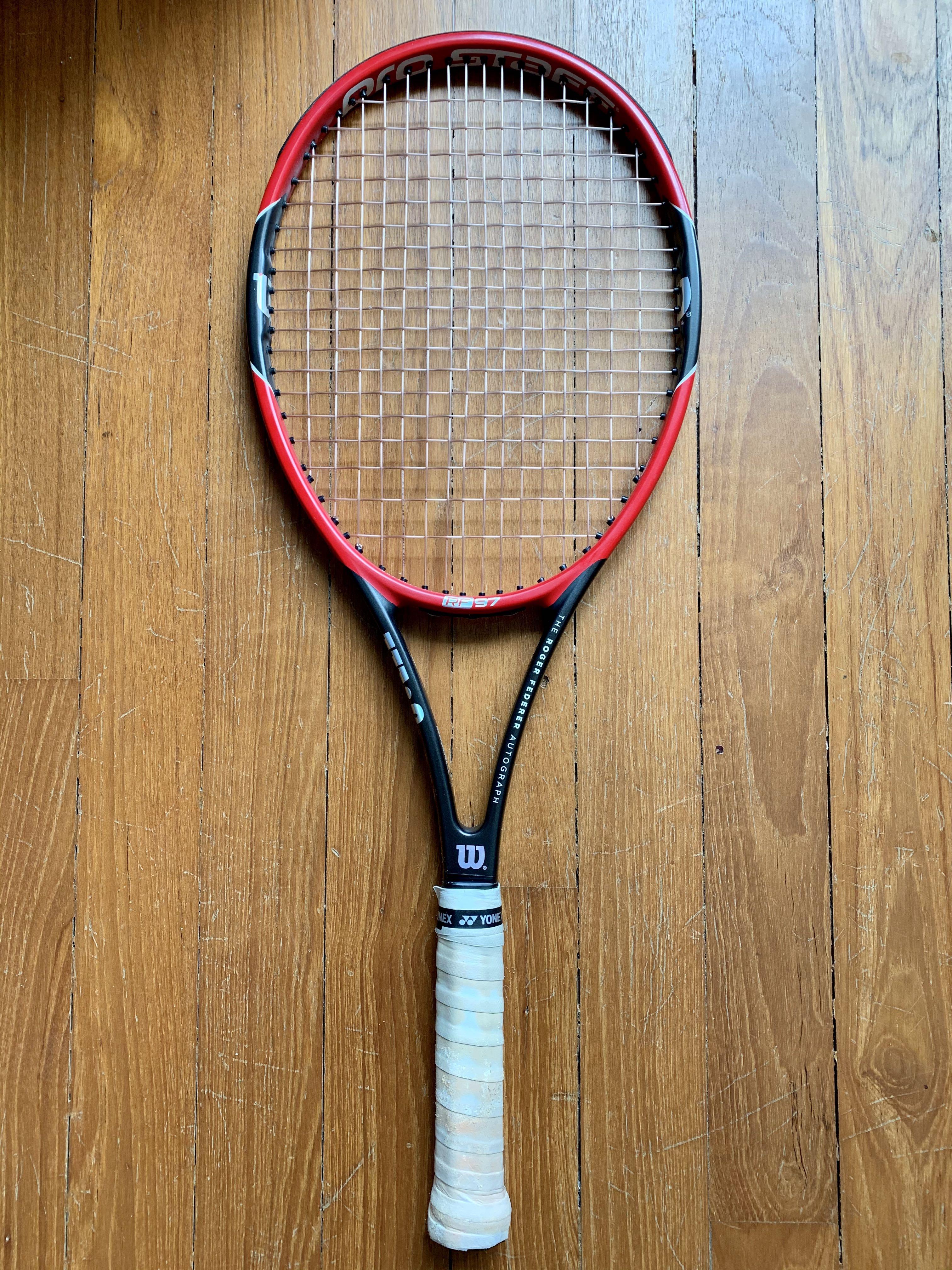 Wilson Pro Staff RF97 Tennis Racket 97, Sports Equipment, Sports ...