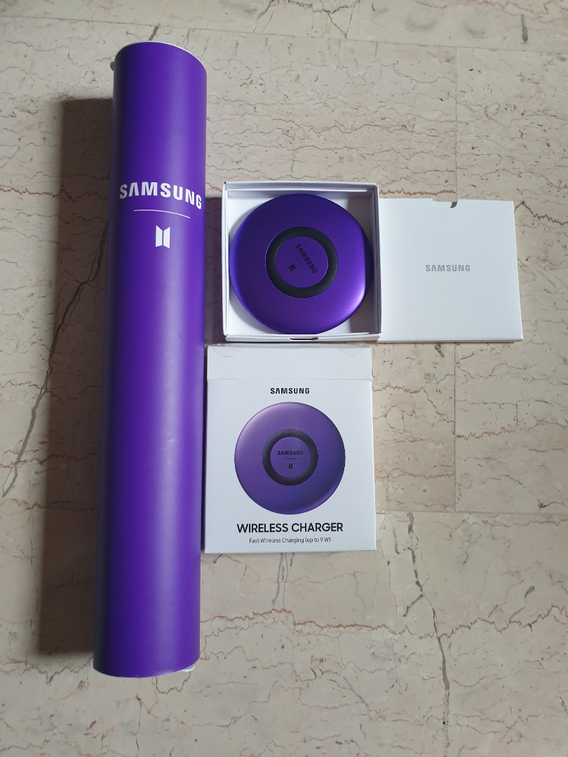 Wireless charger with BTS poster, Mobile Phones & Gadgets, Mobile ...