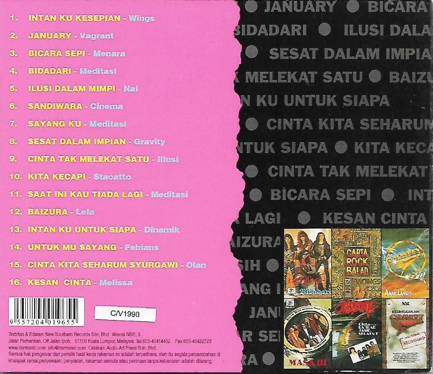16 Juara Rock Sensasi Vol.6 CD Original Artist Siri Rock Klasik ...