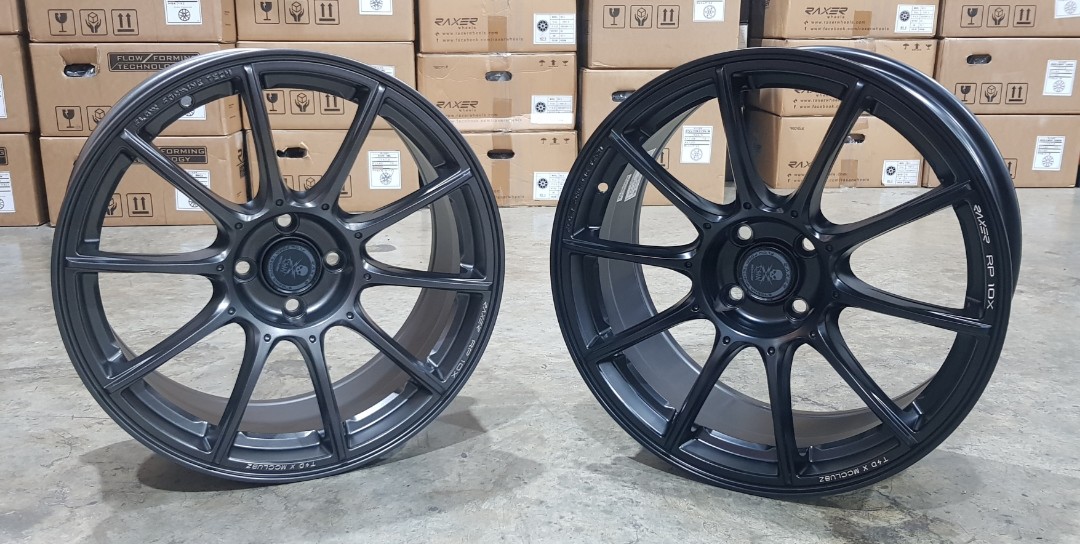 17"RAXER RP10X FLOW FORMING, Car Accessories, Tyres & Rims on Carousell