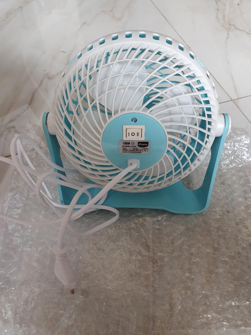 6" Powerpac DESK FAN, Furniture & Home Living, Lighting & Fans, Fans on ...