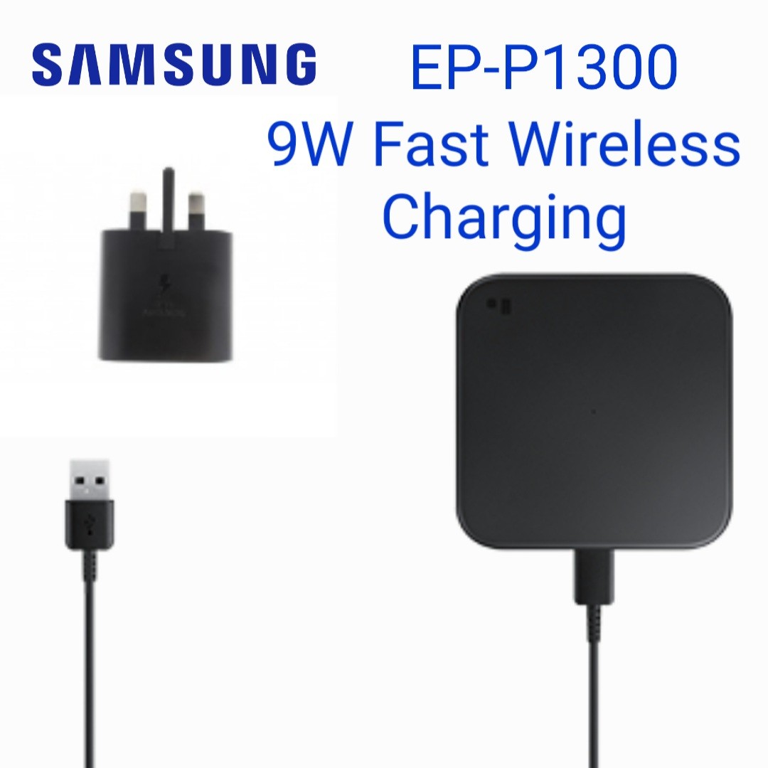 最新 原裝 三星 9V Samsung Wireless Fast Charger Pad EP-P1300 Black 超薄 無線閃充充電板( AFC TA , 15W EP-TA200 ...