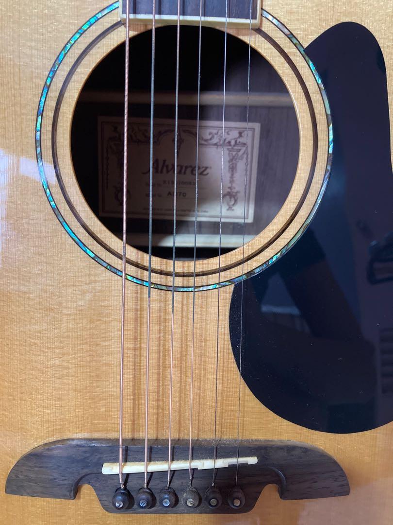 Alvarez AD-70 Dreadnought Acoustic Guitar, Hobbies & Toys, Music ...