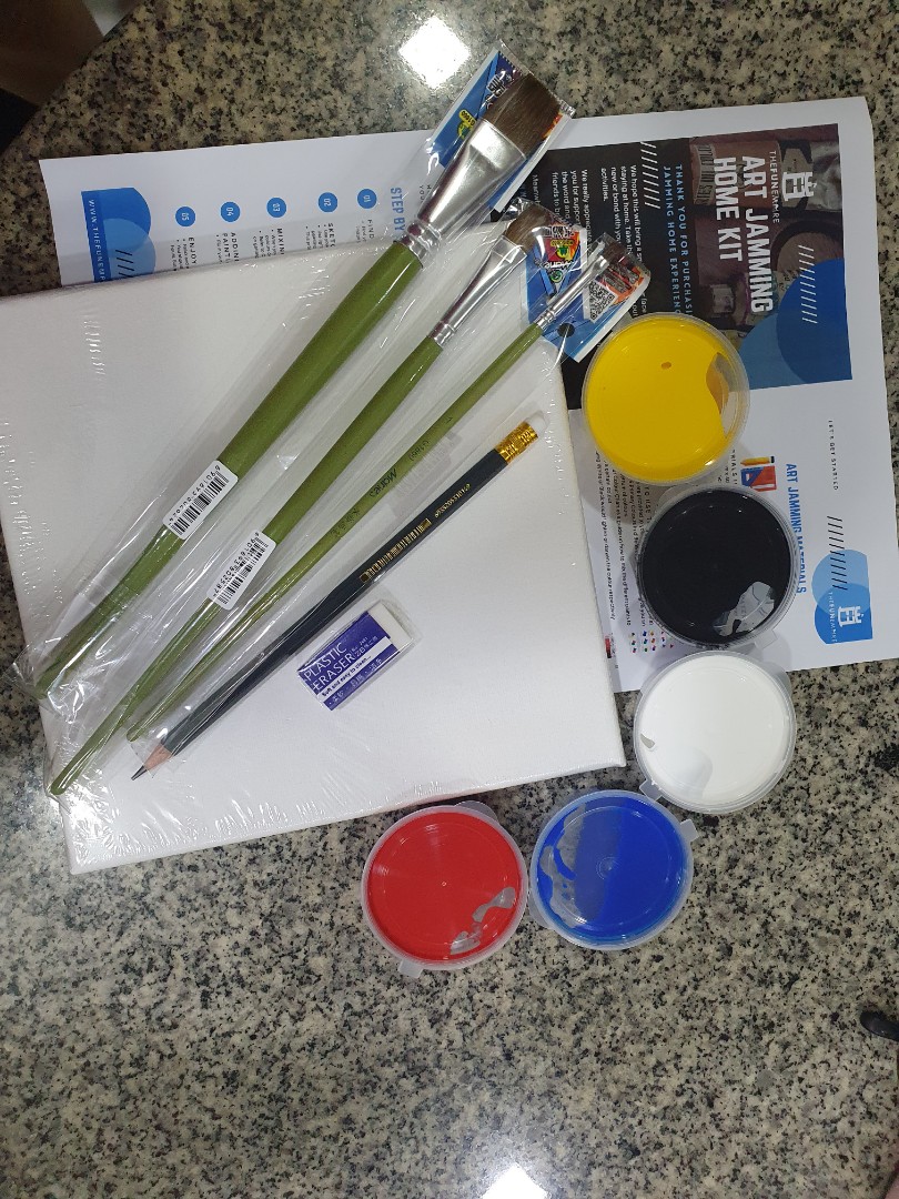 Art Jamming Home Kit, Hobbies & Toys, Stationery & Craft, Art & Prints ...