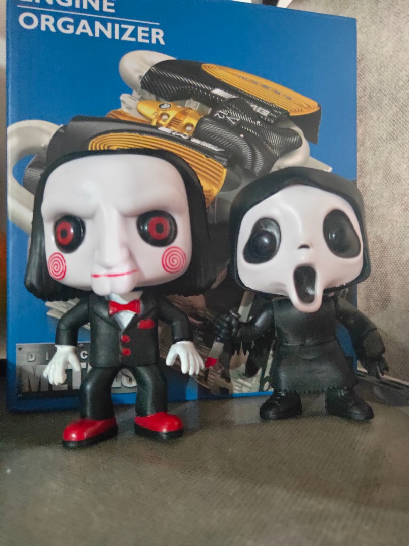 Billy the puppet & Ghostface set, Hobbies & Toys, Toys & Games on Carousell