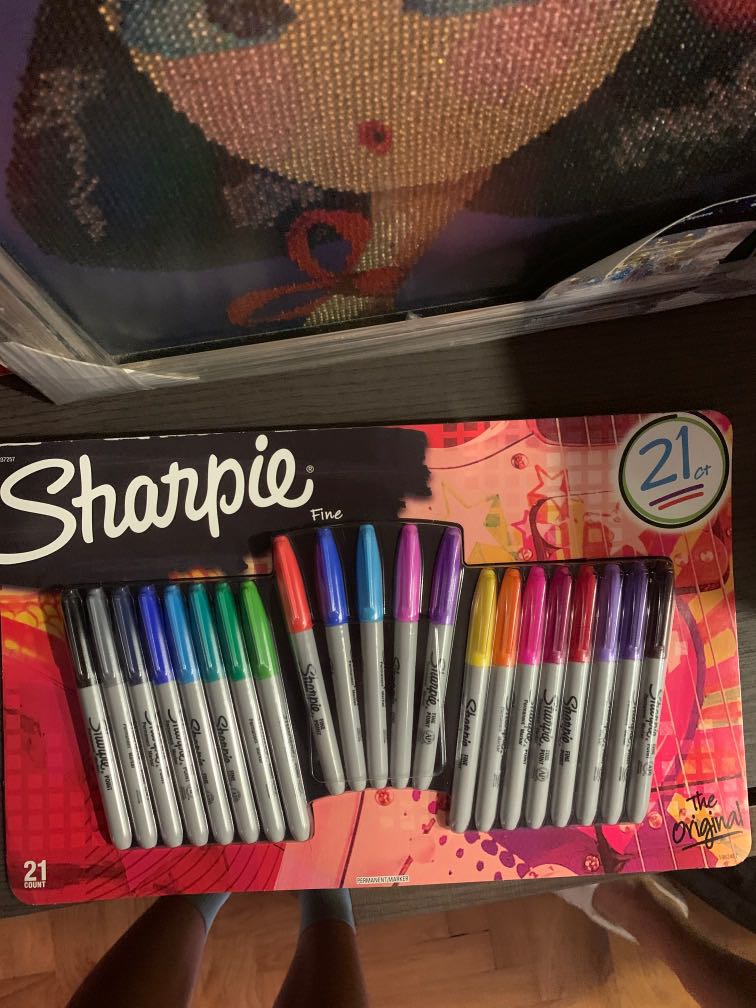 Brand new full set of sharpie, Hobbies & Toys, Stationery & Craft ...