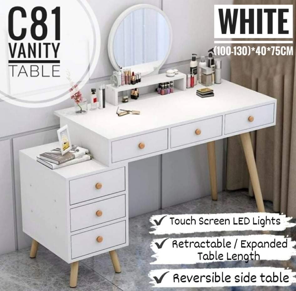 #C81 vanity Table, Furniture & Home Living, Furniture, Tables & Sets on ...