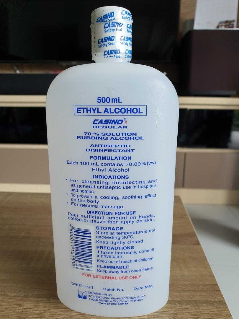 Casino Ethyl Alcohol 70% Antiseptic Disinfectant. on Carousell