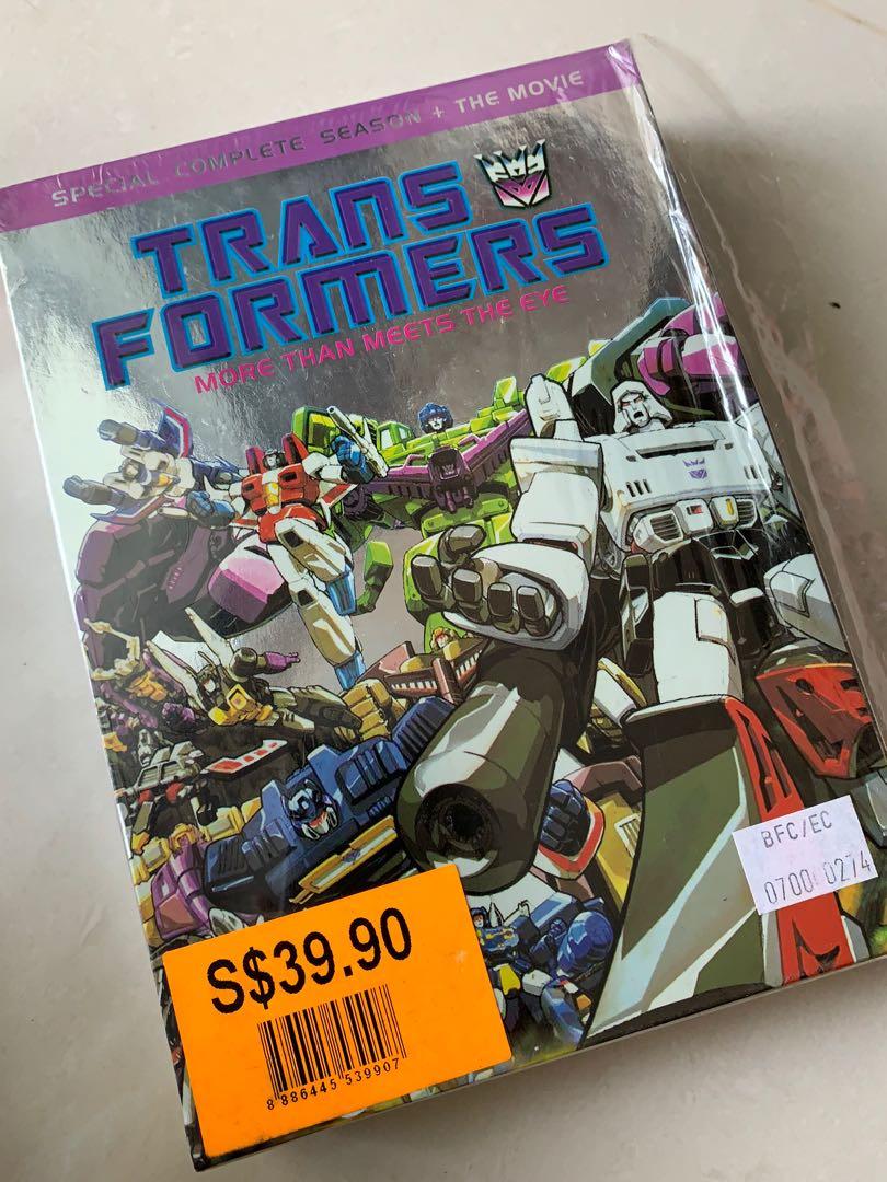 Classic Transformers Cartoon complete DVD set, Music & Media, CDs, DVDs ...