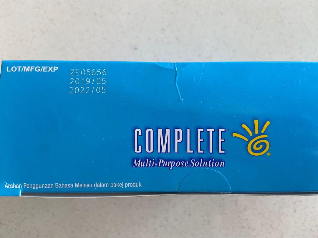 Complete contact lens solution cheapest! 360ml x3, Beauty & Personal ...