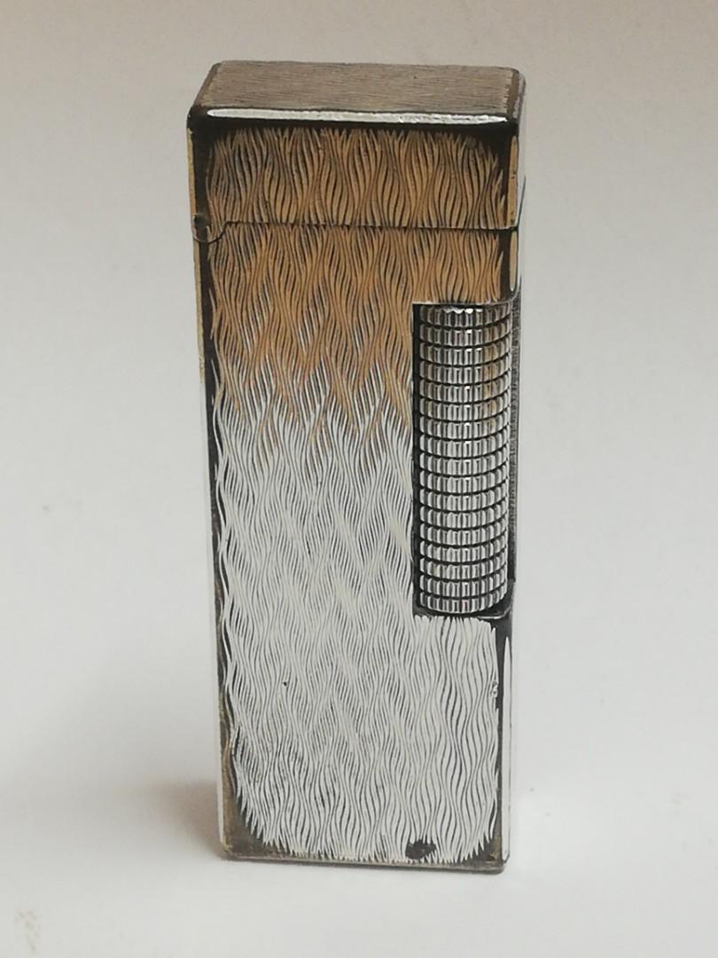 Dunhill genuine vintage lighter US RE 24163 (silver) (Read the ...
