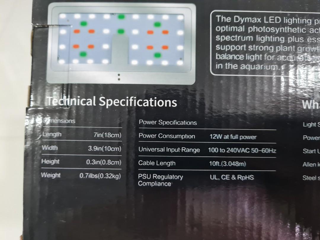 Dymax Eclipse Aquarium LED Light, Pet Supplies, Homes & Other Pet Accessories on Carousell