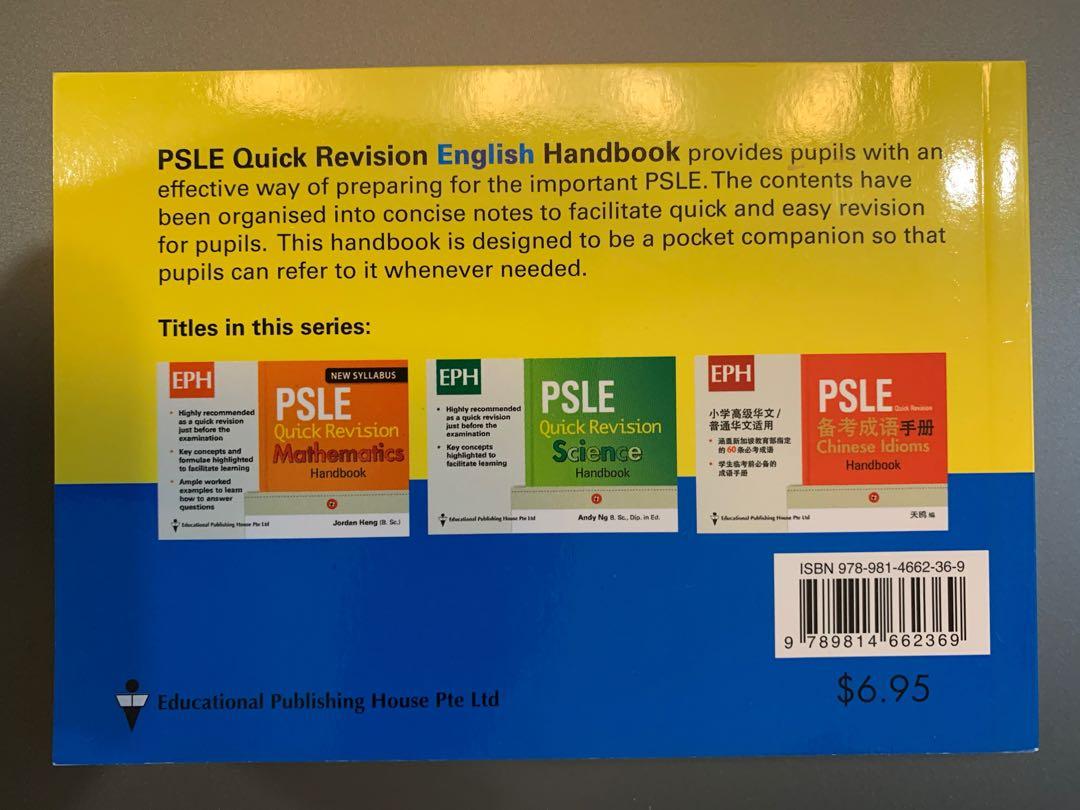 EPH PSLE Quick Revision Handbooks, Hobbies & Toys, Books & Magazines ...