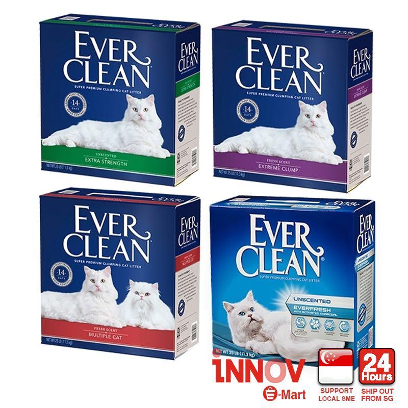 Everclean Premium Clumping litter Cat sands, Pet Supplies, Homes ...