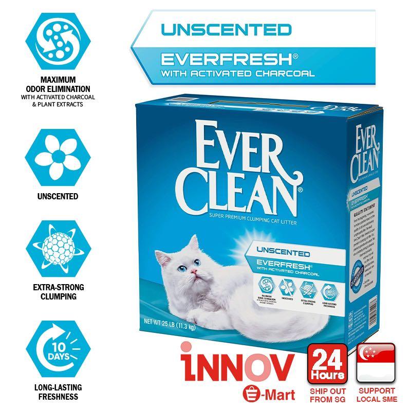 Everclean Premium Clumping litter Cat sands, Pet Supplies, Homes ...