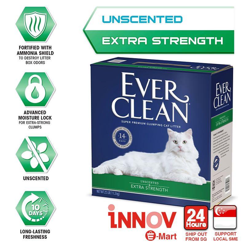 Everclean Premium Clumping litter Cat sands, Pet Supplies, Homes ...