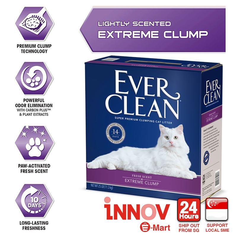 Everclean Premium Clumping litter Cat sands, Pet Supplies, Homes ...