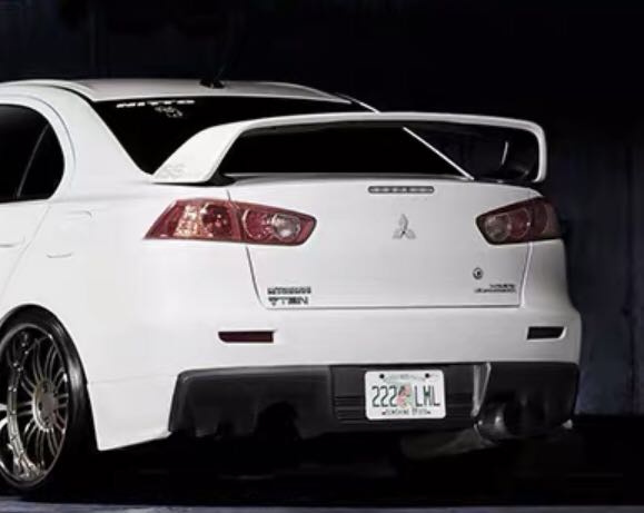 EVO WING MITSUBISHI LANCER EX CONVERT EVO GT TAIL HIGH WING BOOT LIP ...