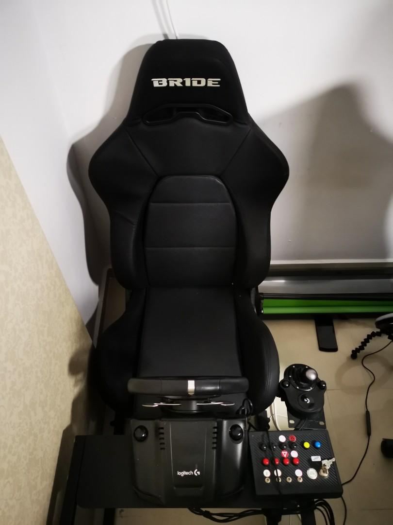 G29 + Shifter + GT Omega ART racing rig, Video Gaming, Video Game ...