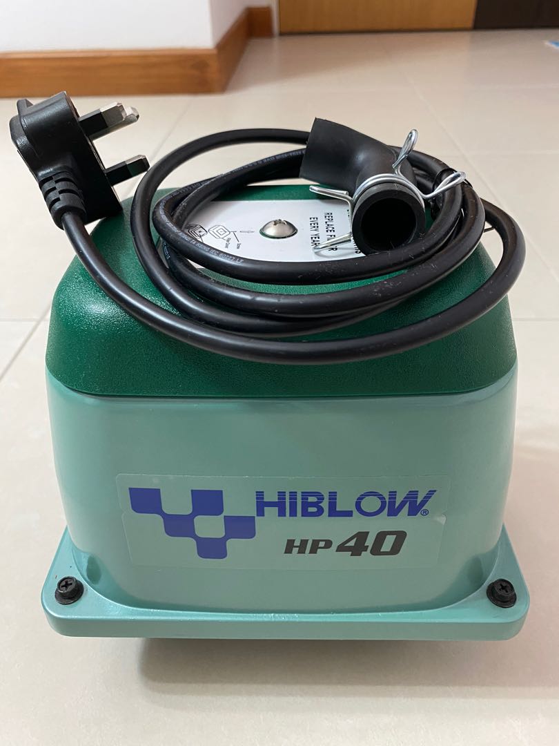 Hiblow 40 Air Pump, Pet Supplies, For Fish, Fish Tank Accessories on ...