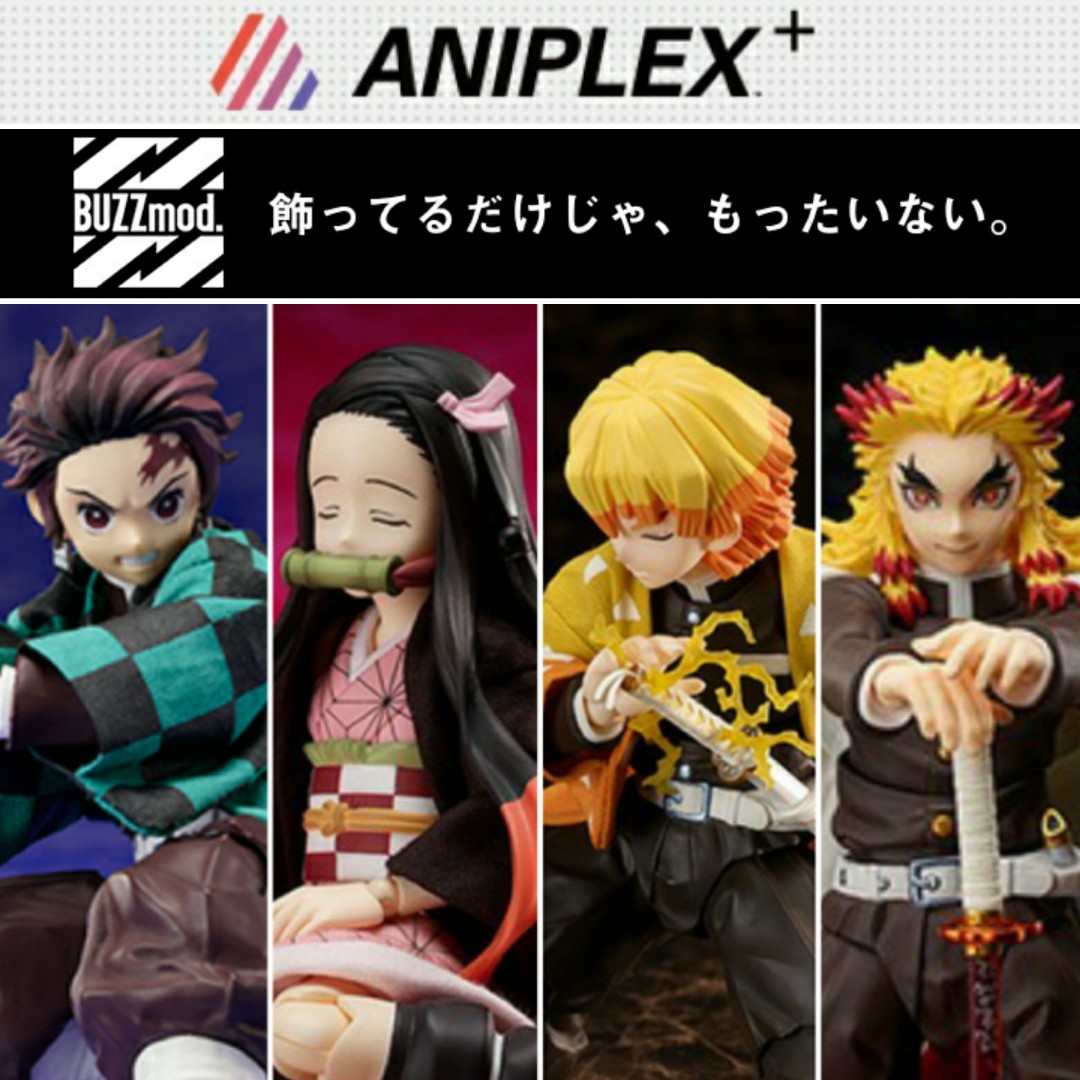 *in stock/pre order* Aniplex BUZZmod. Tanjiro Nezuko Zenitsu Rengoku ...