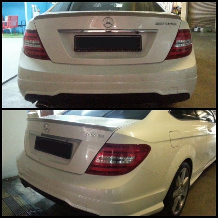 MERCEDES W204, W212, W213, W221 Roof Spoiler, Rear Spoiler, Car ...