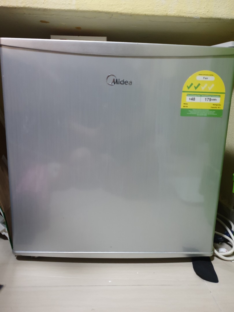 MIDEA MS-50 44L MINI BAR FRIDGE WITH ICE CUBE MAKER, TV & Home ...