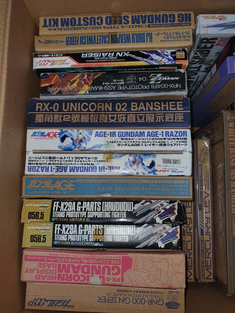 Mix box 1 gundam gunpla parts, Toys & Games, Bricks & Figurines on ...