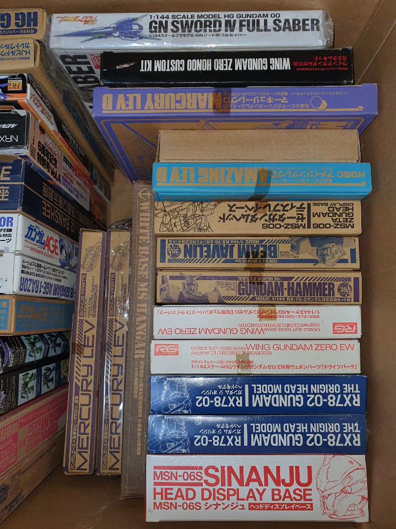 Mix box 1 gundam gunpla parts, Toys & Games, Bricks & Figurines on ...