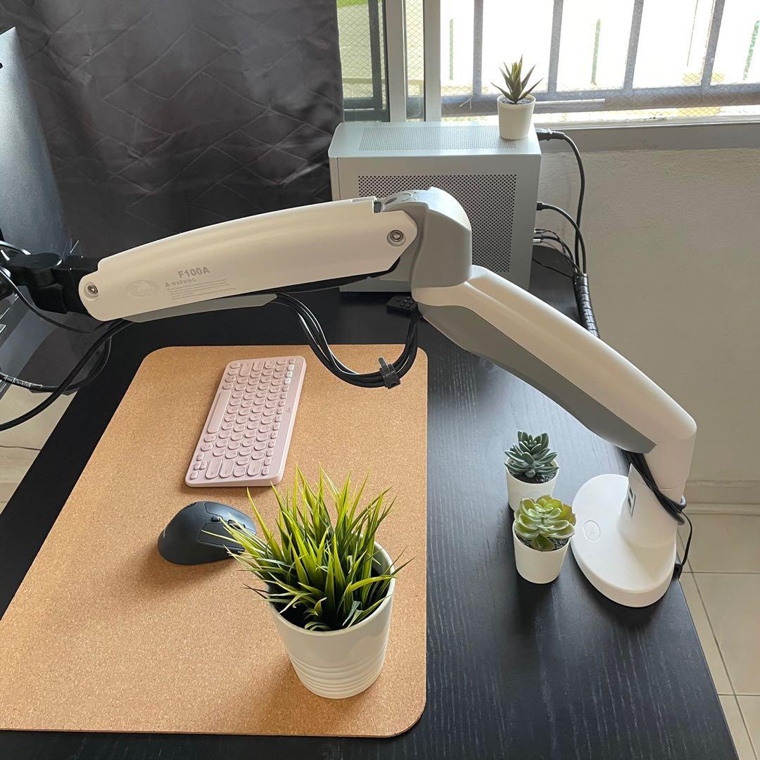 North Bayou F100A Monitor Arm Gas Spring Monitor Desk Mount, Computers ...