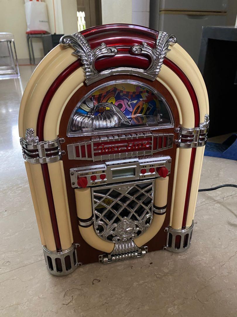 Novelty old school juke box CD player, Audio, Portable Music Players on ...