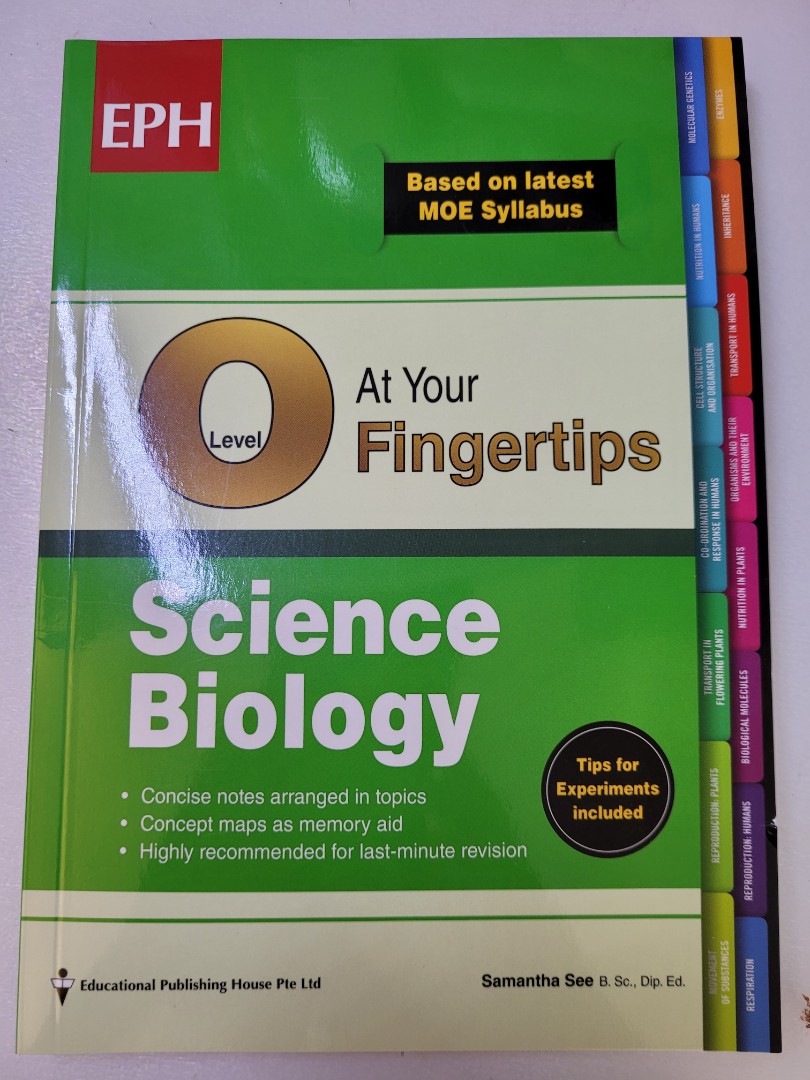 O Level Biology Topical Notes Summary Handbook, Hobbies & Toys, Books ...