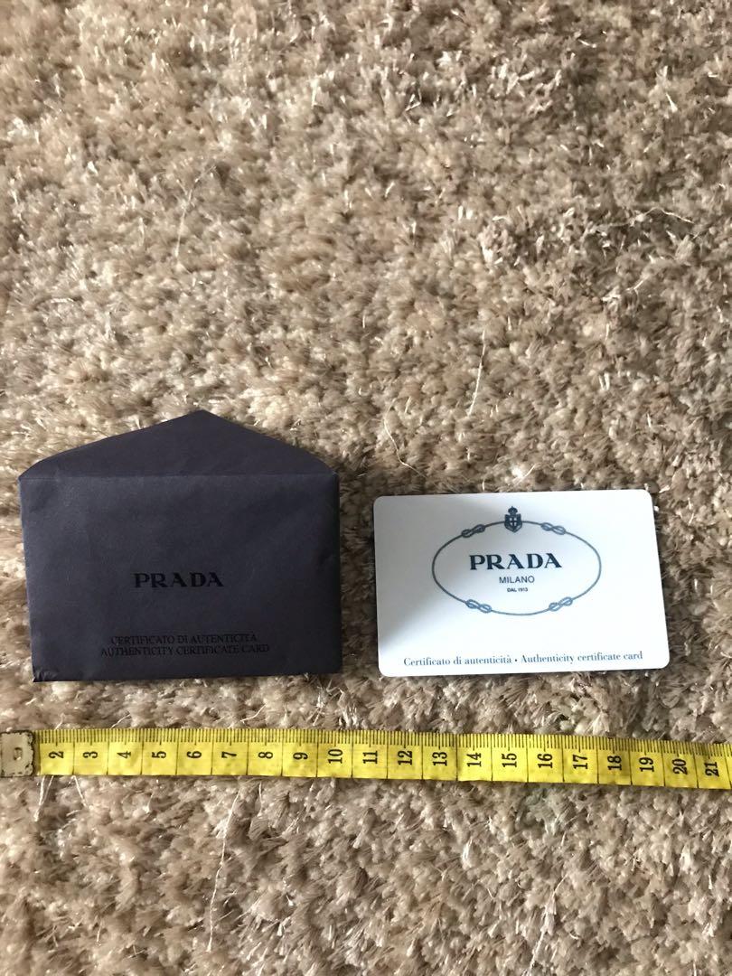 Prada authentic card tas original beli milan kartu otentik prada ...