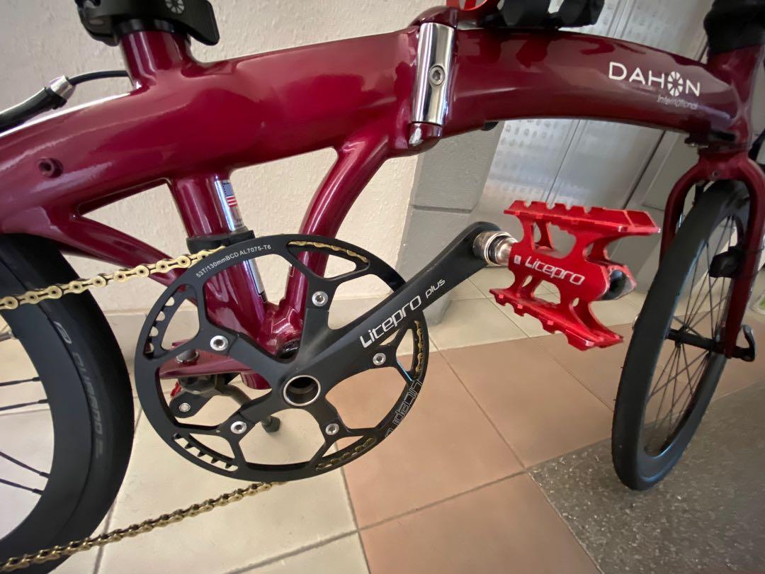 RARE DAHON MU SP9 BURGUNDY, Sports Equipment, Bicycles & Parts ...