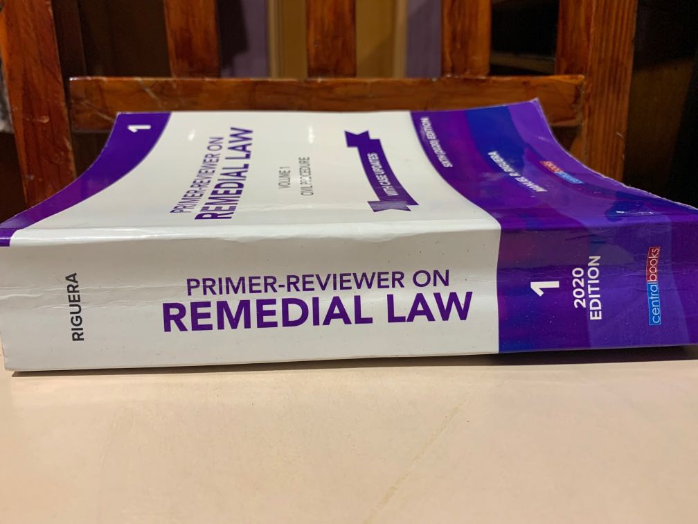 Remedial Law Reviewer Riguera, Hobbies & Toys, Books & Magazines ...